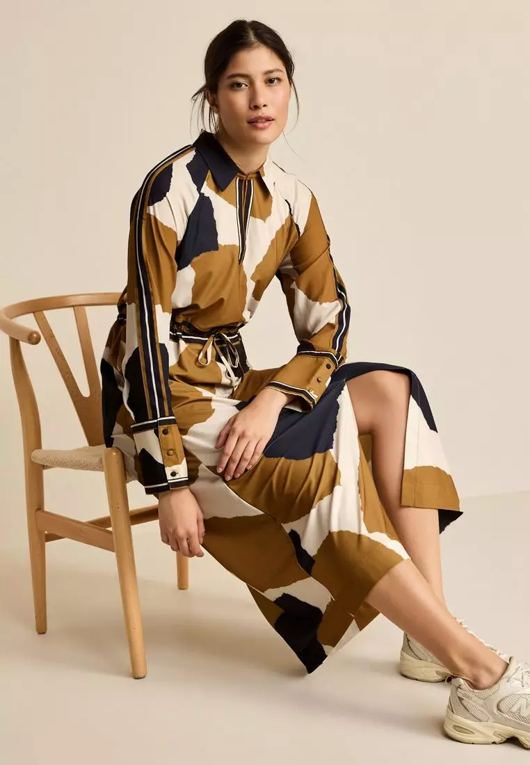Buy NEXT Long Sleeve Column Shirt Dress 2026 Online | ZALORA