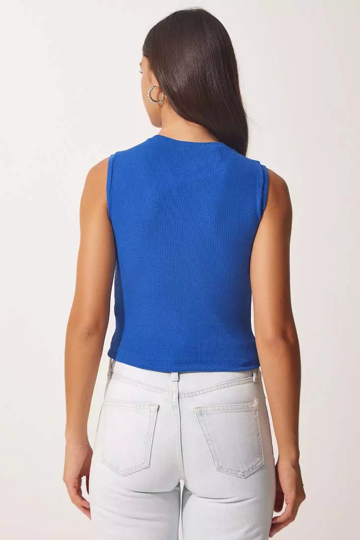 Buy Happiness Istanbul Basic Sleeveless Top 2025 Online | ZALORA
