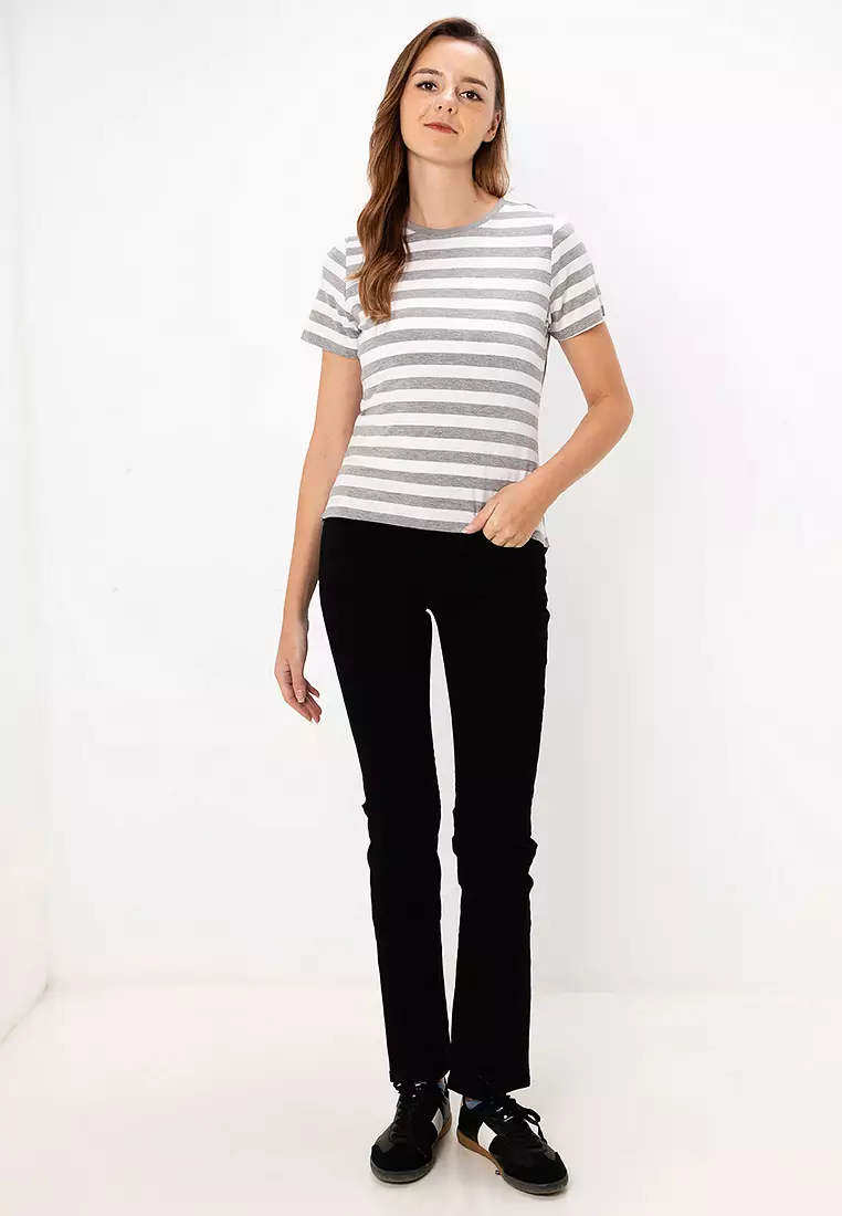 Buy Lois LT4 LADIES SHORT SLEEVE STRIPE TOP 2025 Online | ZALORA