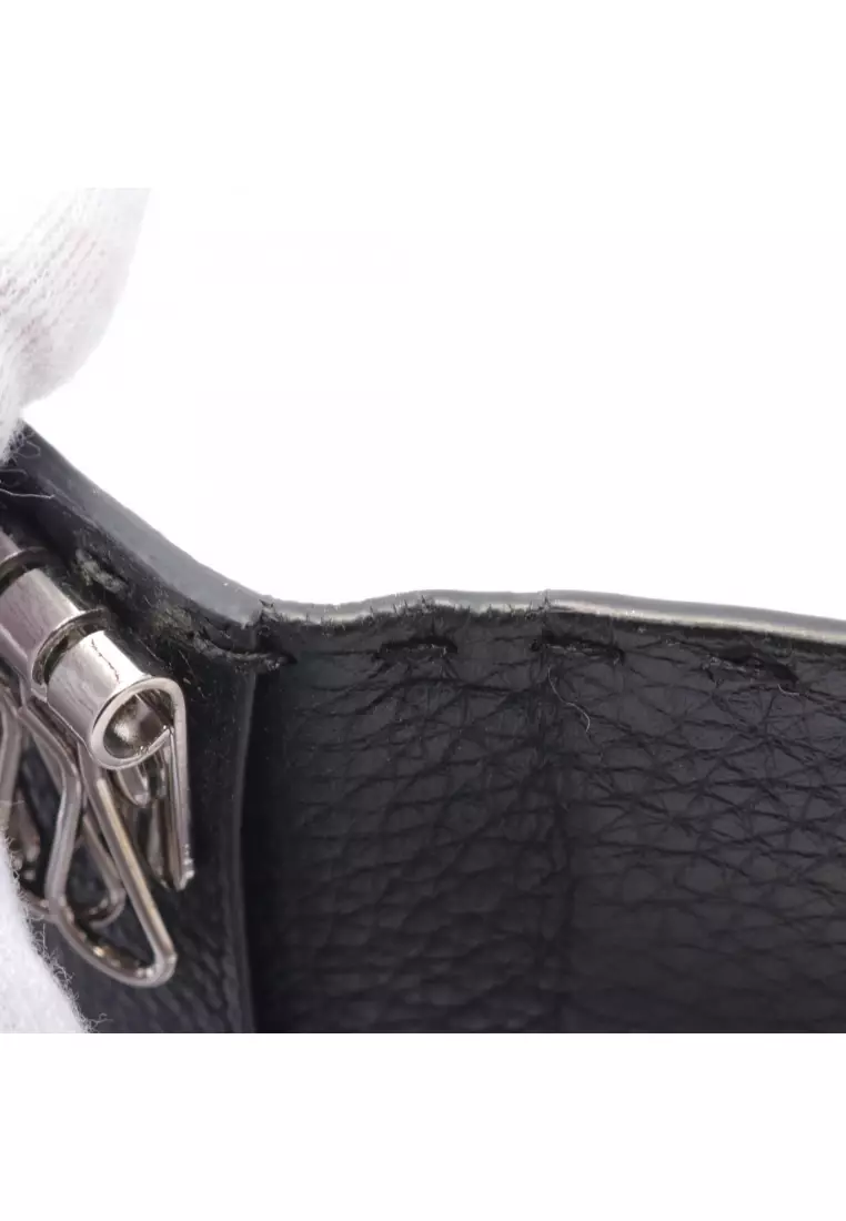 Buy Fendi Pre-Loved Fendi Selleria 6 key key case leather black 2025 ...