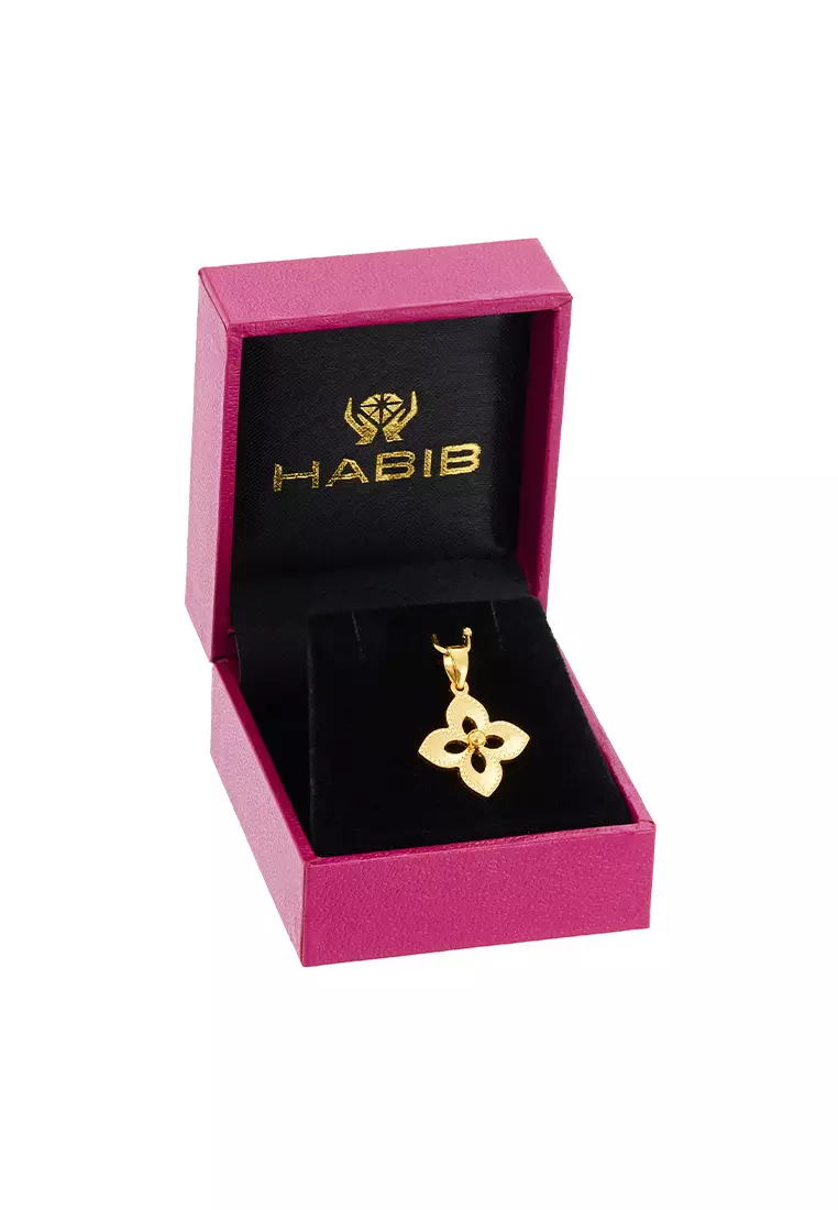 Buy HABIB HABIB 999/24K Yellow Gold Pendant 9GP01510625 Online | ZALORA ...