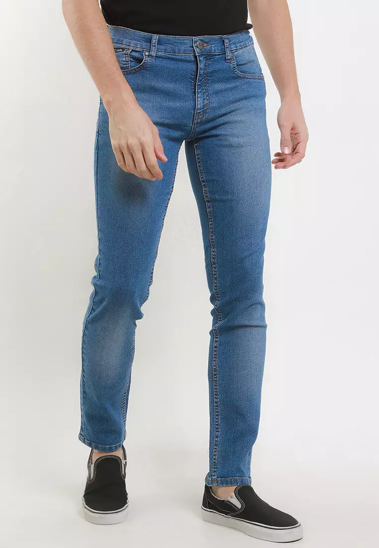 Jual No Fear Accurate Slim Fit Jeans Original 2025 | ZALORA Indonesia