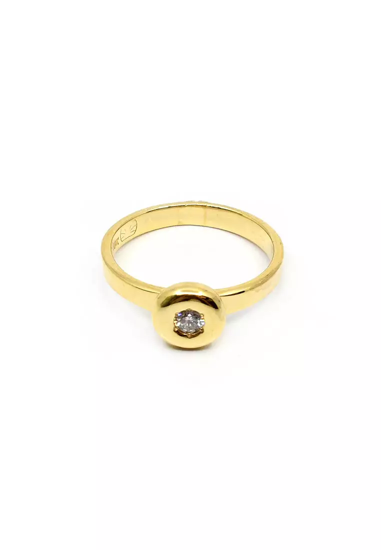 Buy CEBUANA LHUILLIER JEWELRY 18K Italian Made Yellow Gold Lady Ring ...
