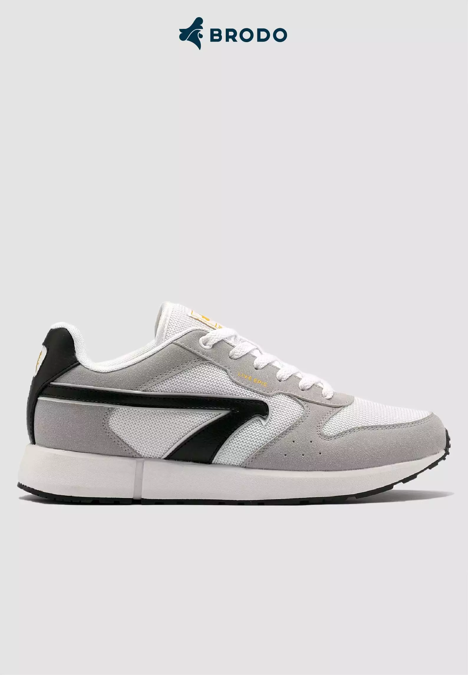 Jual Brodo BRODO - Sneakers Corsa Classic White Black WS Original 2026 ...