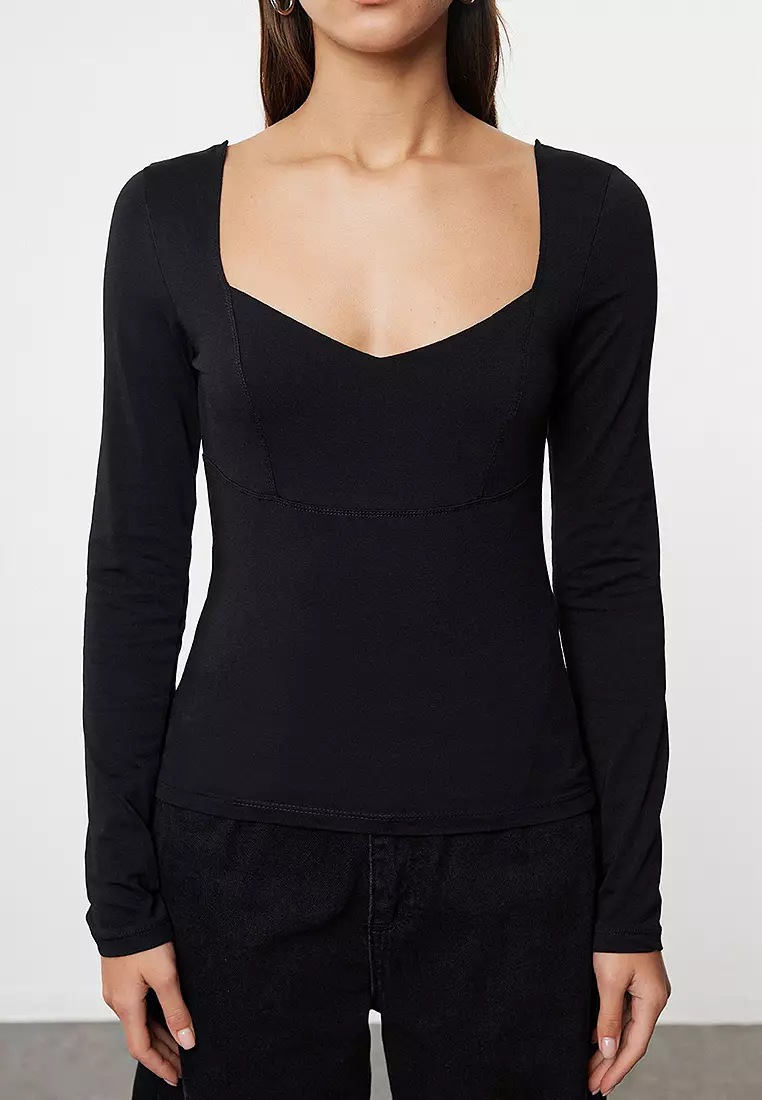 Buy Trendyol Fitted Panel Top 2025 Online | ZALORA