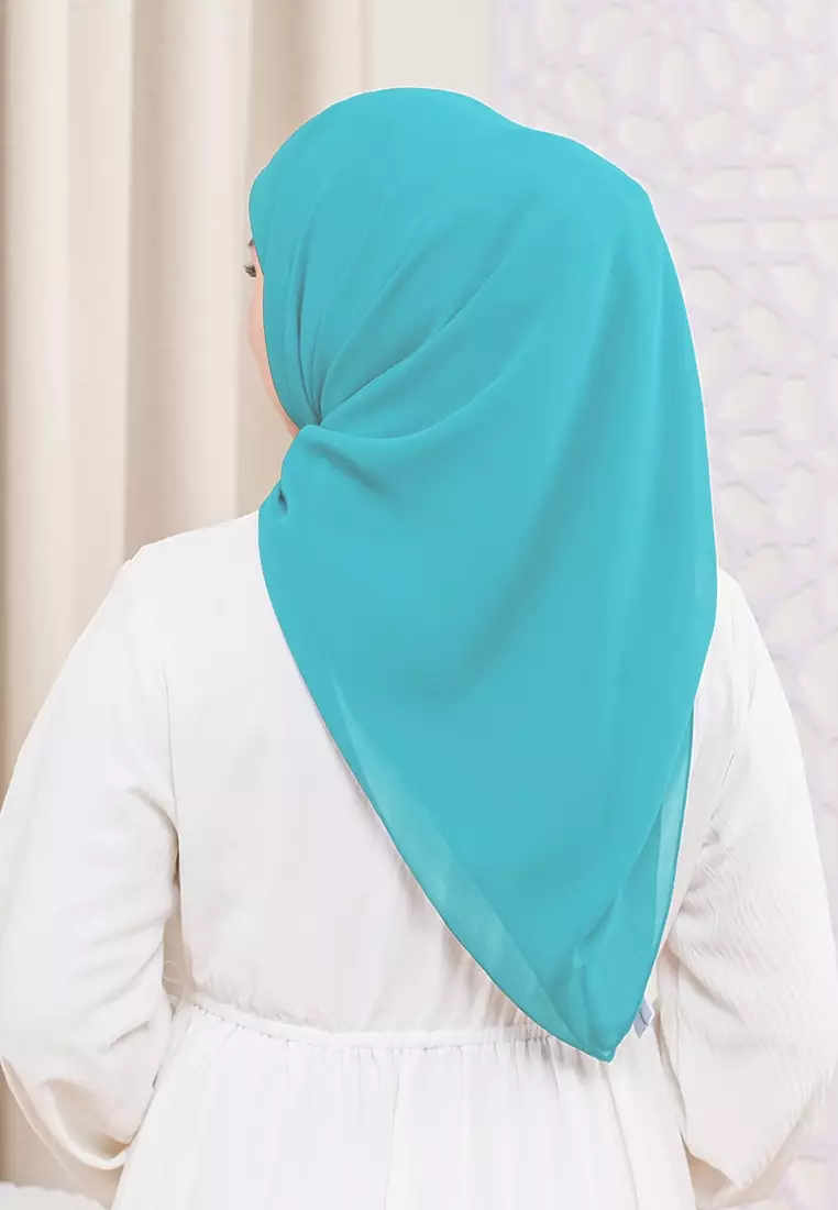Jual Cantik Kerudung HIJAB INSTAN ALINE - DUSTY TOSCA Original 2025 | ZALORA Indonesia