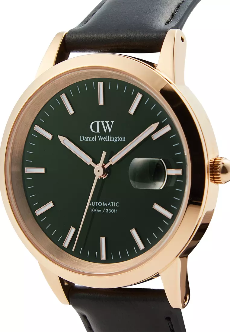 Buy Daniel Wellington Iconic Automatic 40mm Sheffield Rose Gold Emerald - Enamel Dial - Men ...