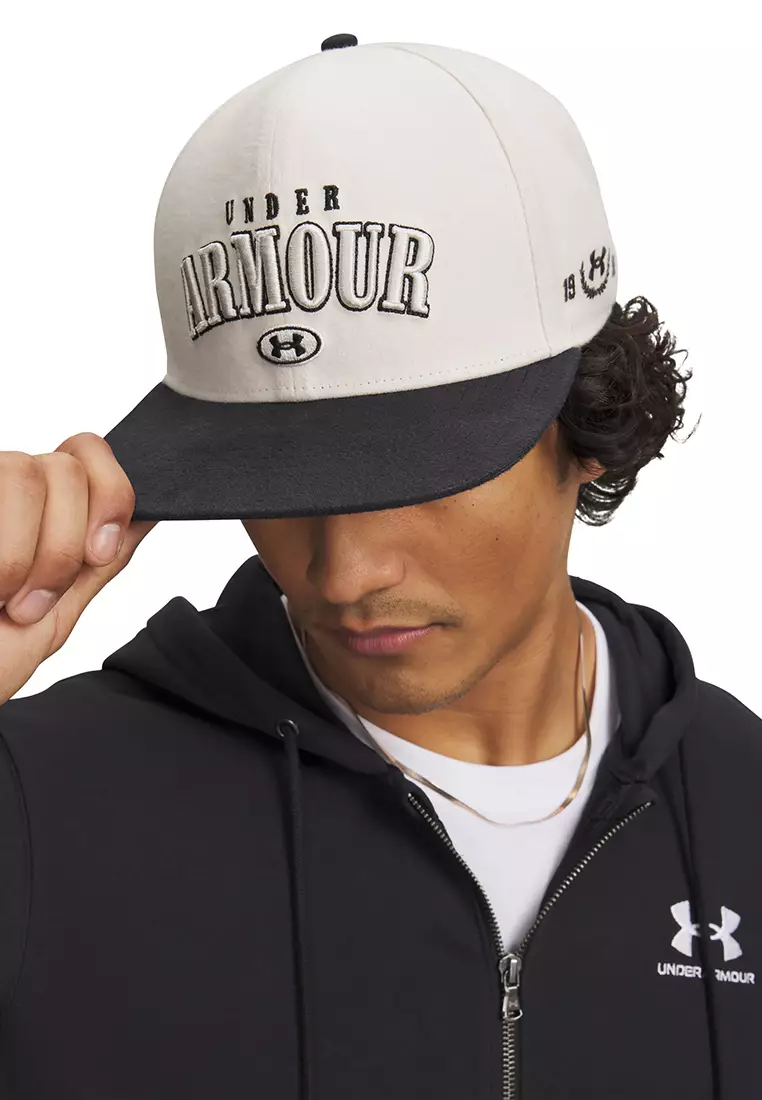 Buy Under Armour Essential High Flat Brim Hat 2026 Online | ZALORA