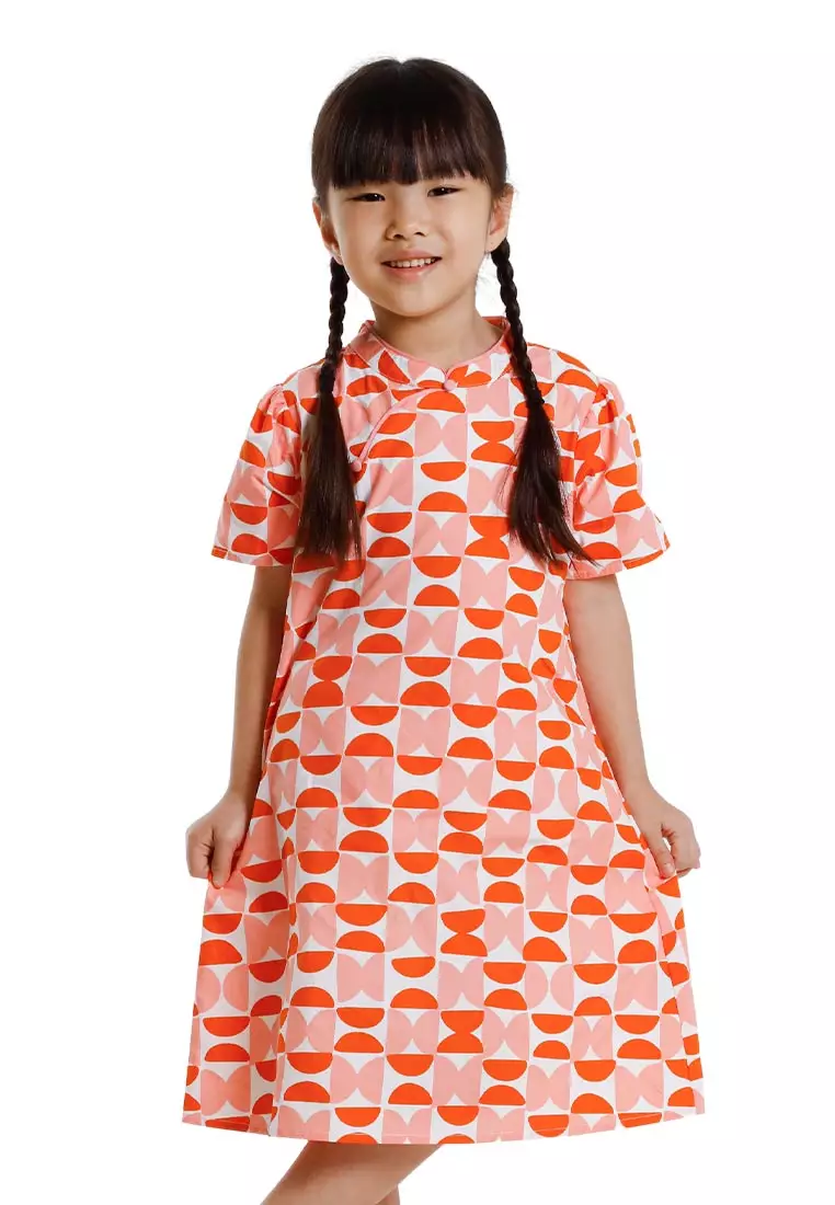 Buy FOREST Forest Mandarin Collar Printed Men/ Ladies/ Kids Cheongsam ...