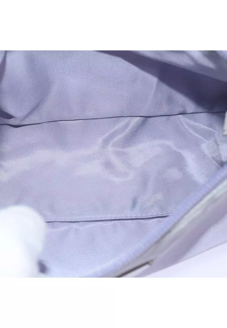 Buy Prada Pre-Loved Prada Purple Leather Tessuto 2025 Online | ZALORA