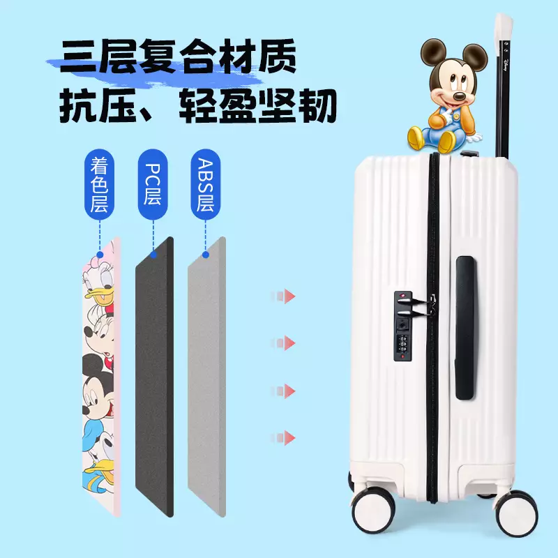 Jual Okiedog Mesuca Disney Mickey Family Suitcase 24 Koper - White ...