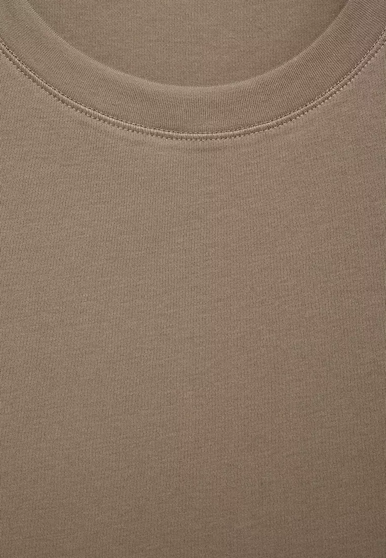 網上選購 Mango 棉短袖T恤 2025 系列 | ZALORA香港