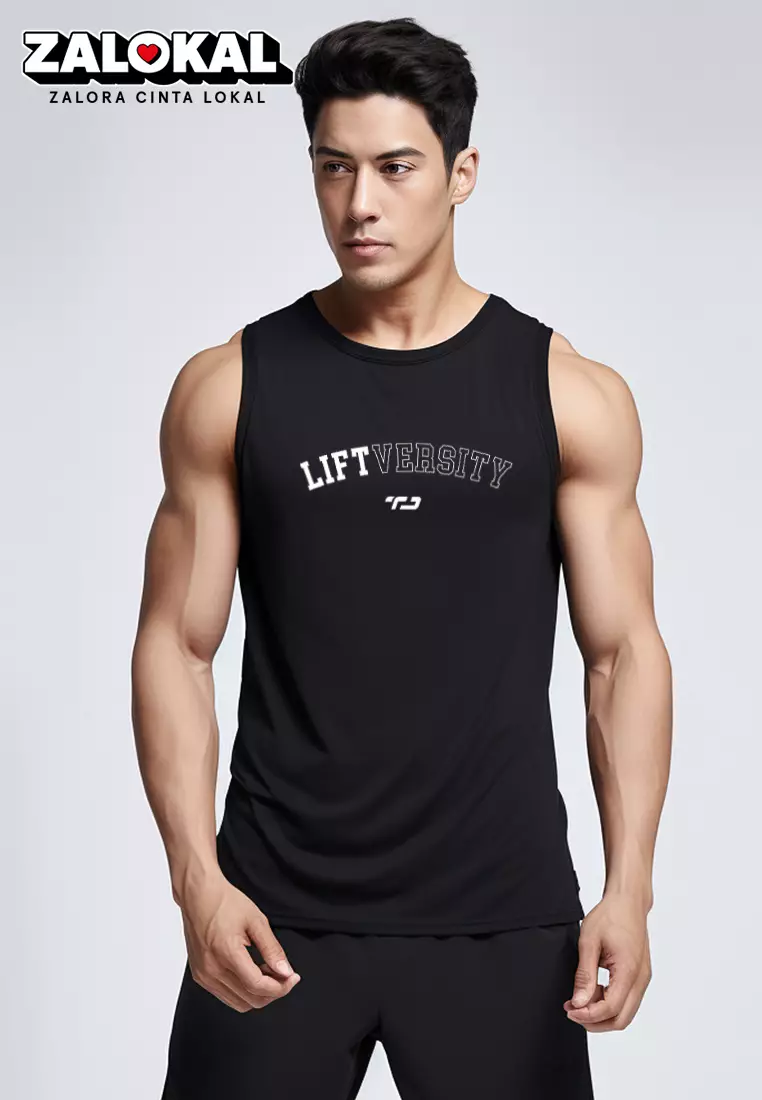 Jual TD Active TD Active MS184 kaos gym tank top kutang singlet ...