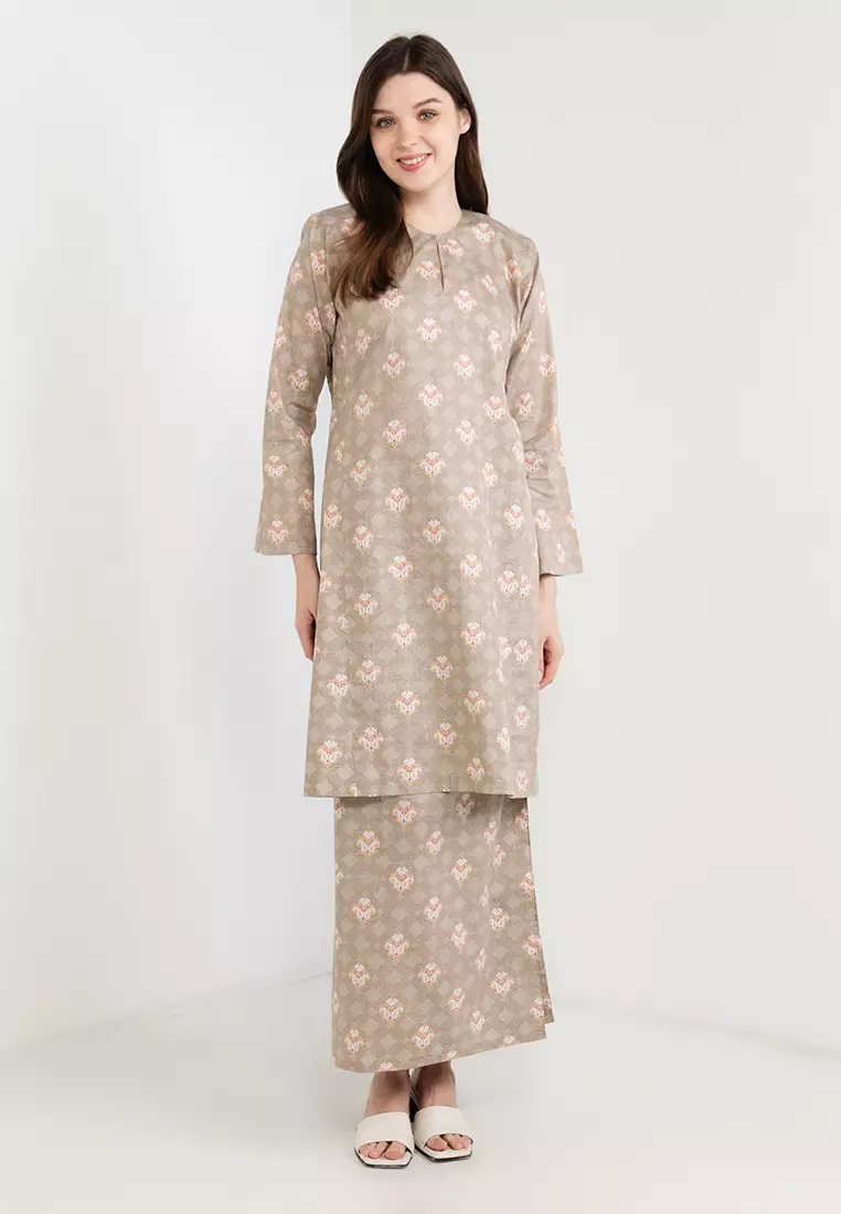Buy Butik Sireh Pinang Baju Kurung Pahang Melati Online | ZALORA Malaysia