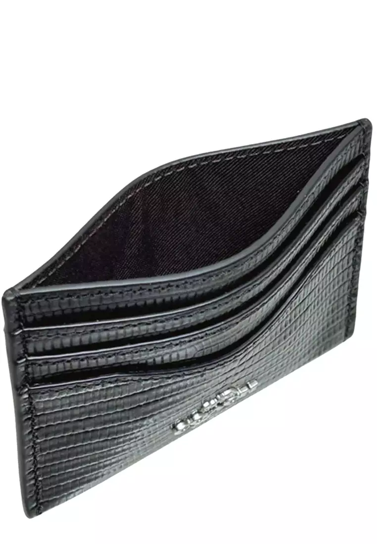 Coach Slim Id Card Case in Black CR844 2025 | Buy Coach Online | ZALORA ...