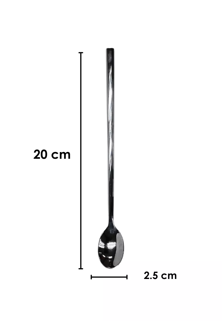 Buy Edge Houseware Long Handle Heavy Duty Tea`s Spoon, Stainless Steel ...