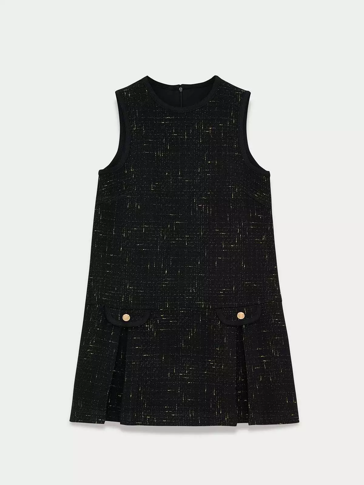 Jual Pomelo Fashion Tweed Dress - Black Original 2026 | ZALORA Indonesia