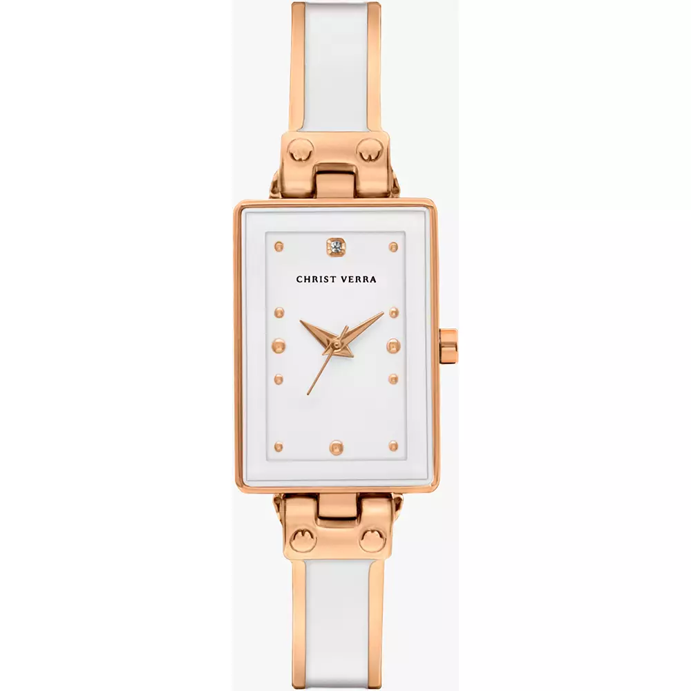 Jual Christ Verra Christ Verra Casual Women's Watches CV 502223L-5H WHT ...