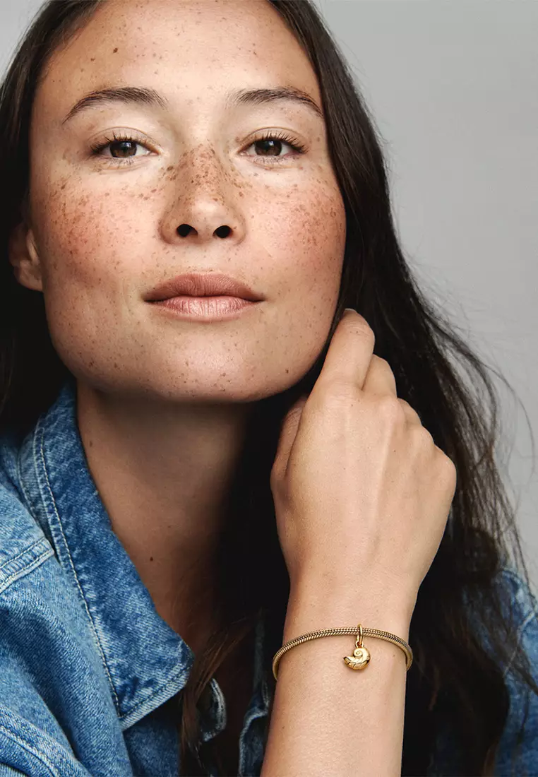 Buy PANDORA Pandora x Disney 14k Gold Plated The Little Mermaid ...