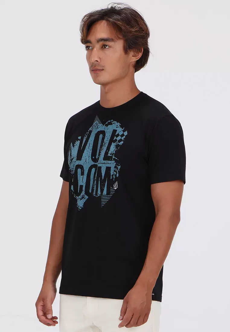 Jual Volcom MSF BEYOND THE BORDER SHORT SLEEVE TEE BLACK Original 2025 | ZALORA Indonesia