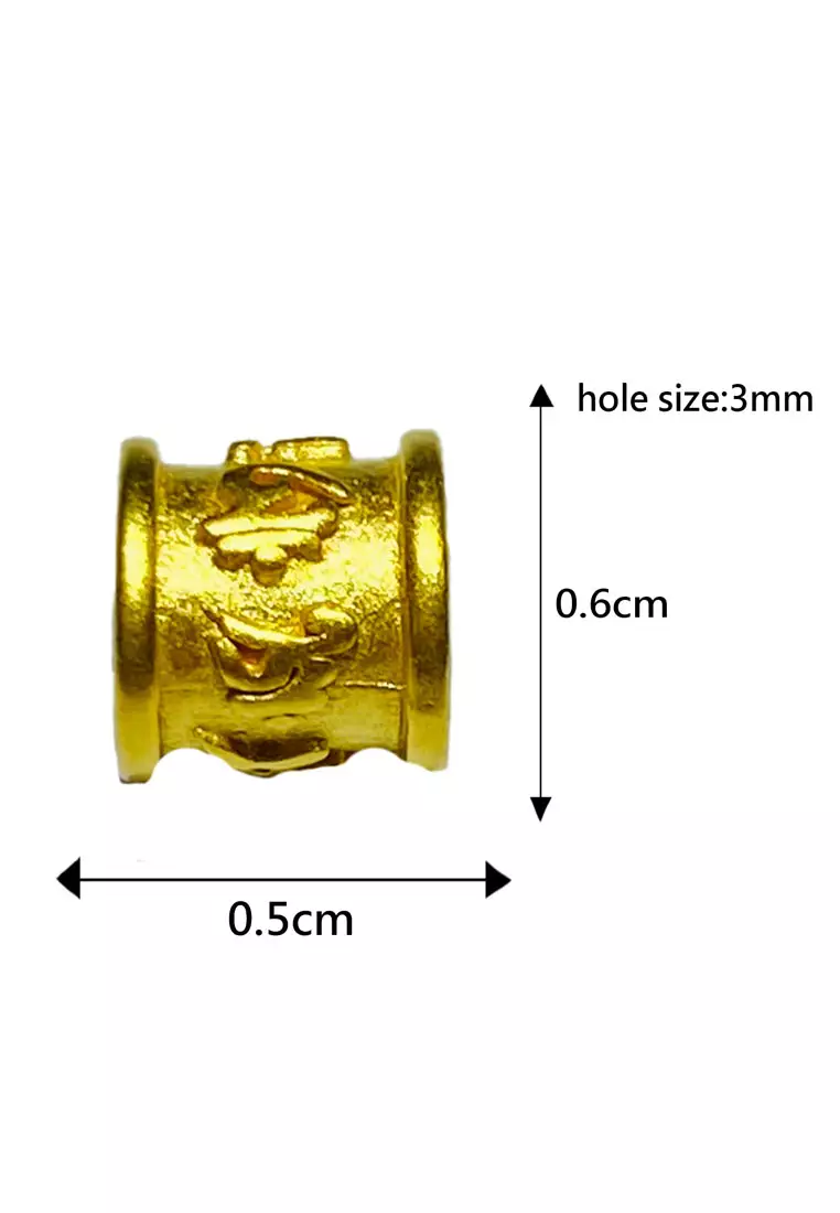 網上選購 LITZ [SPECIAL] LITZ 999 (24K) Gold Six Mantra Word Charm 六字真言 ...