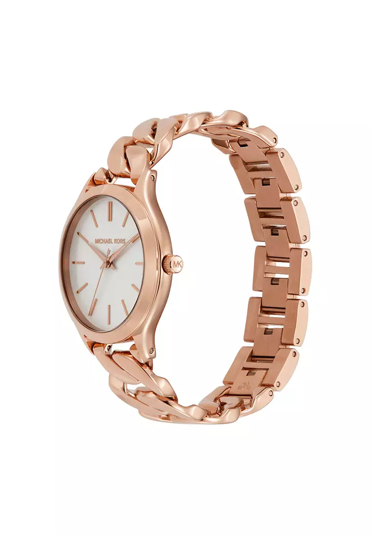Buy Michael Kors Runway Rose Gold Stainless Steel Watch MK7473 2025 ...