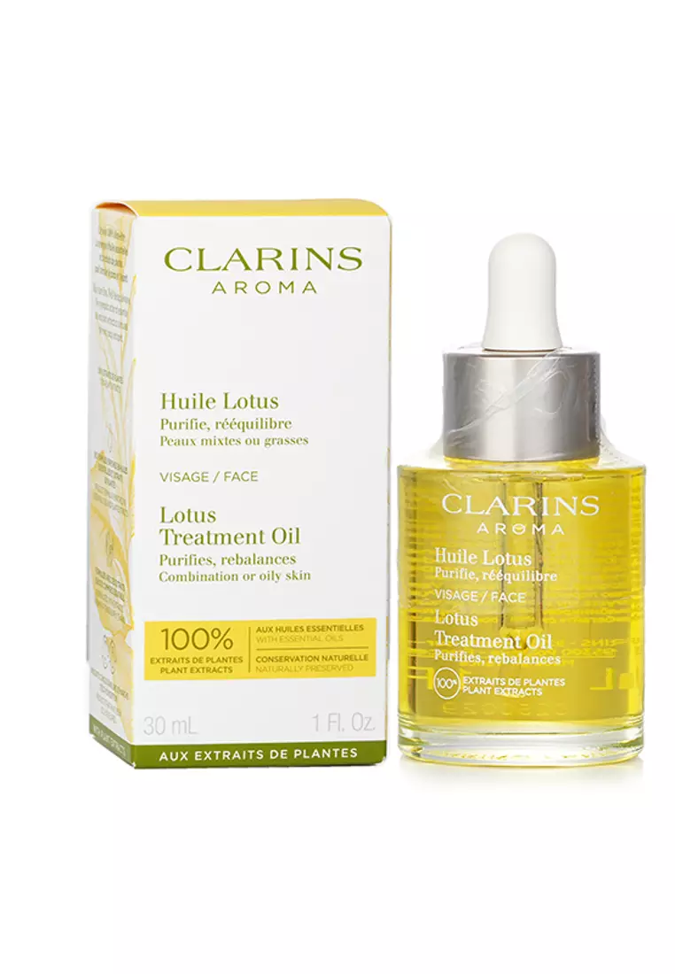 Buy Clarins CLARINS - Face Treatment Oil - Lotus (For Oily or ...