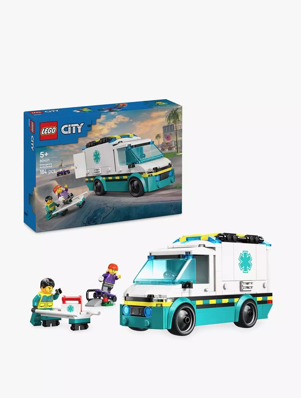 Jual Lego LEGO® City Emergency Ambulance - 60451 Original 2025 | ZALORA ...