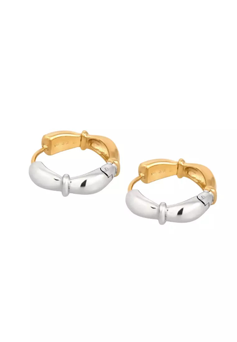 Buy ELLI GERMANY Hoop Earrings – Bi-Color 2026 Online | ZALORA