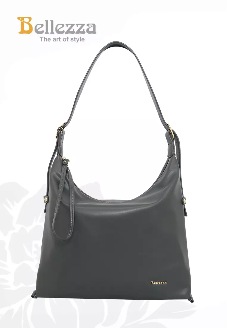 Jual Bellezza Bellezza Shoulder Bag 24293-38 Dark Grey Original 2025 ...