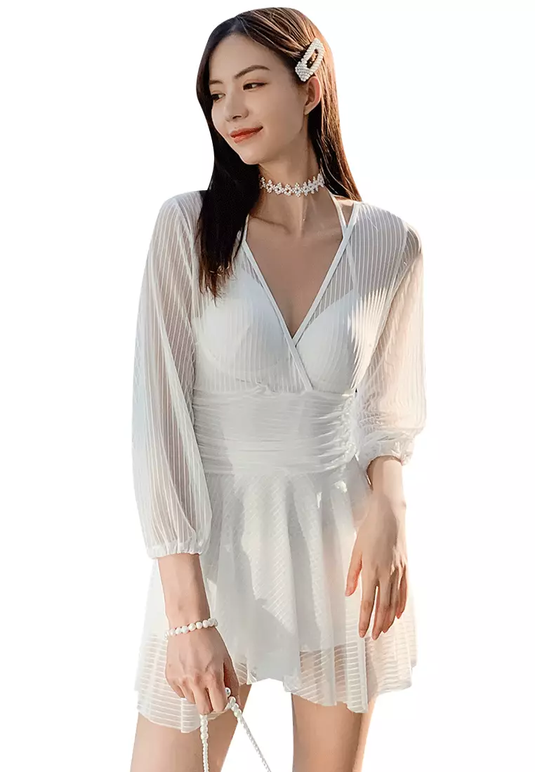 Buy Zitique Sexy Tulle One Piece Swimsuit 2024 Online Zalora Philippines