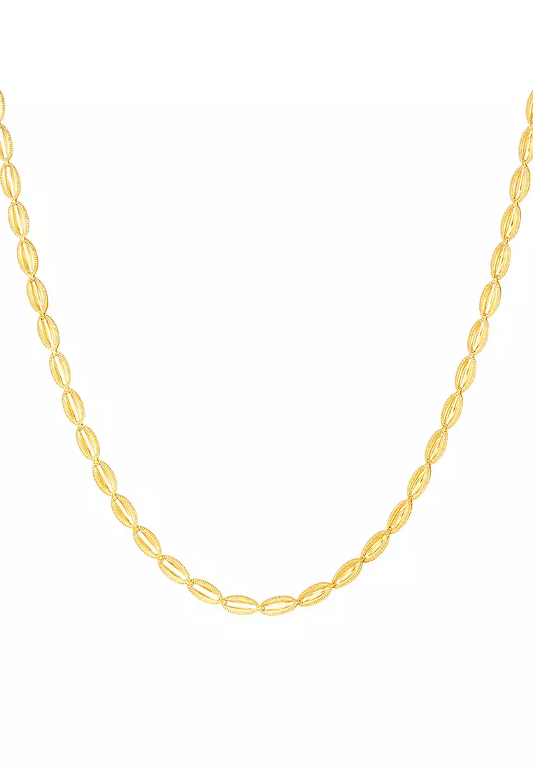 Buy HABIB HABIB Oro Italia 916 Yellow Gold Necklace GC28761122 Online ...
