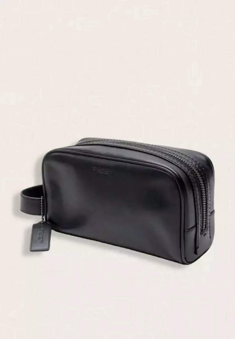Jual Coach Coach Small Travel Kit Black Original 2025 | ZALORA Indonesia