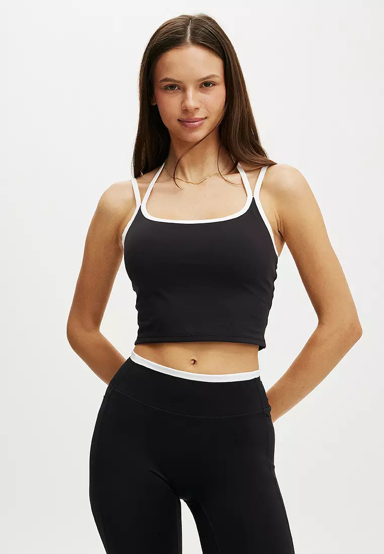 Buy Cotton On Body Ultra Soft Double Strap Halter Top Online | ZALORA ...