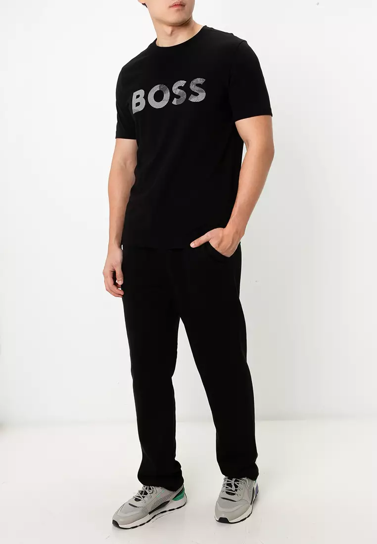BOSS Logo Glamping Tee - BOSS Green 2025 | Buy BOSS Online | ZALORA ...