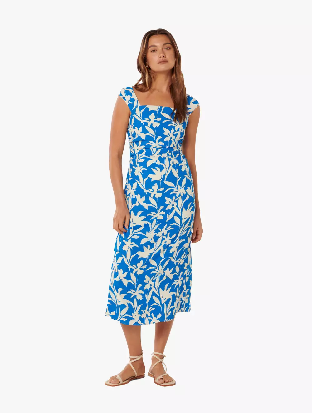 Jual Forever New Tasmin Ruched Midi Original 2025 | ZALORA Indonesia
