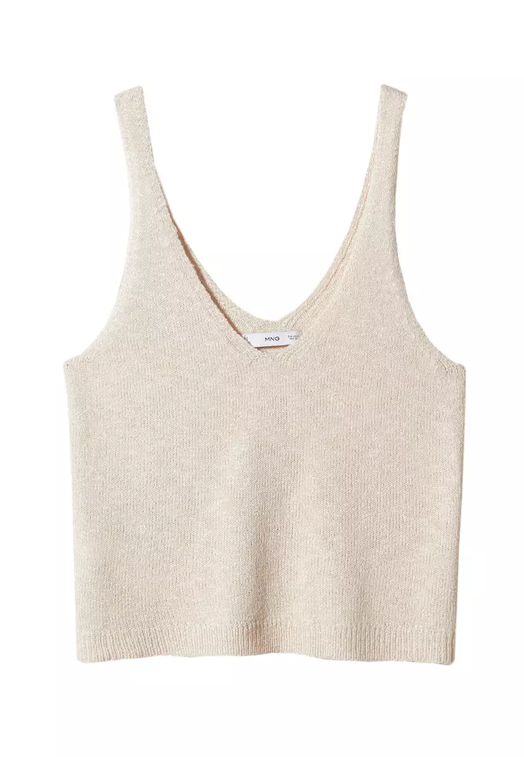 Buy Mango Knit Strap Top 2025 Online | ZALORA Philippines