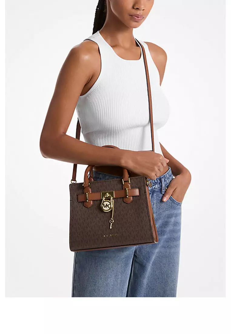 Buy MICHAEL KORS Hamilton Small Logo Satchel 2025 Online | ZALORA Philippines