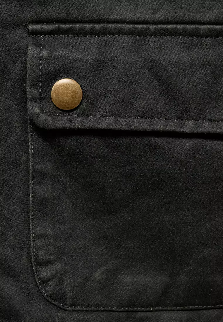 Buy MANGO KIDS Waxed-Effect Parka Jacket 2025 Online | ZALORA Philippines