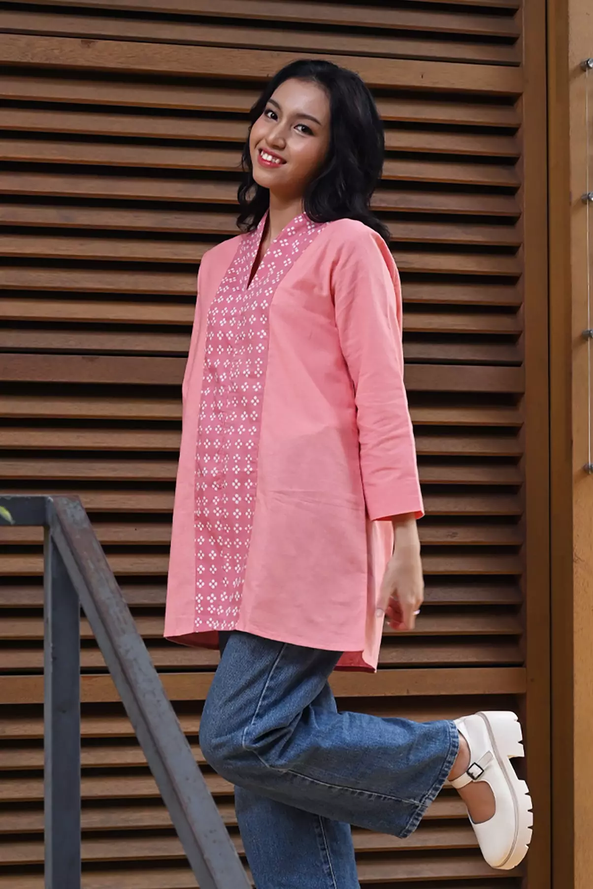 Jual Nona Rara Batik NONA RARA - Fitria Pink Purple PART of Mirae ...