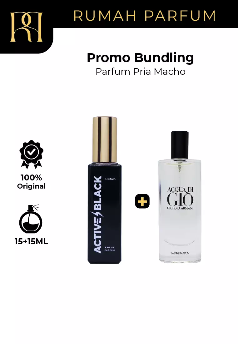 Jual Giorgio Armani Promo Bundling - Parfum Pria Macho 15 ML + 15 ML ...
