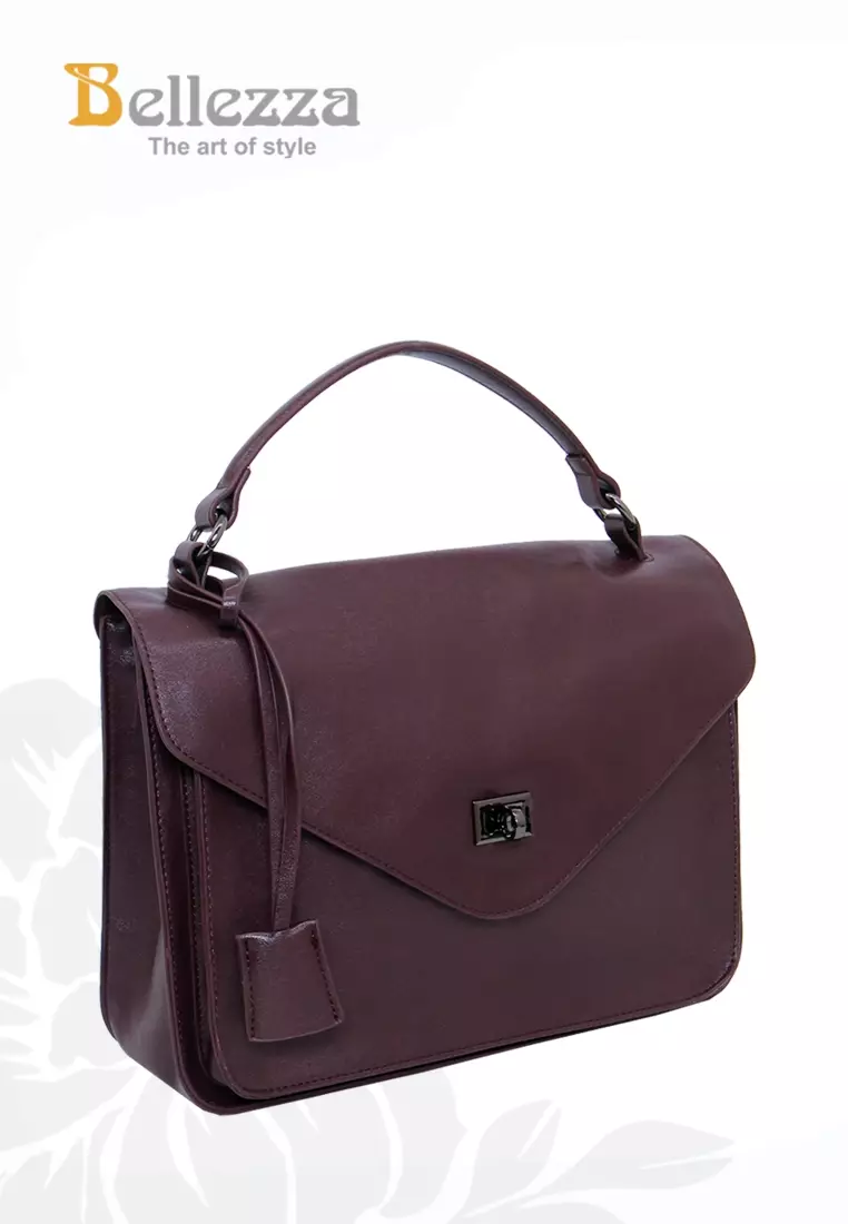 Jual Bellezza Bellezza Shoulder Bag 24534-38 Red Wine Original 2025 ...