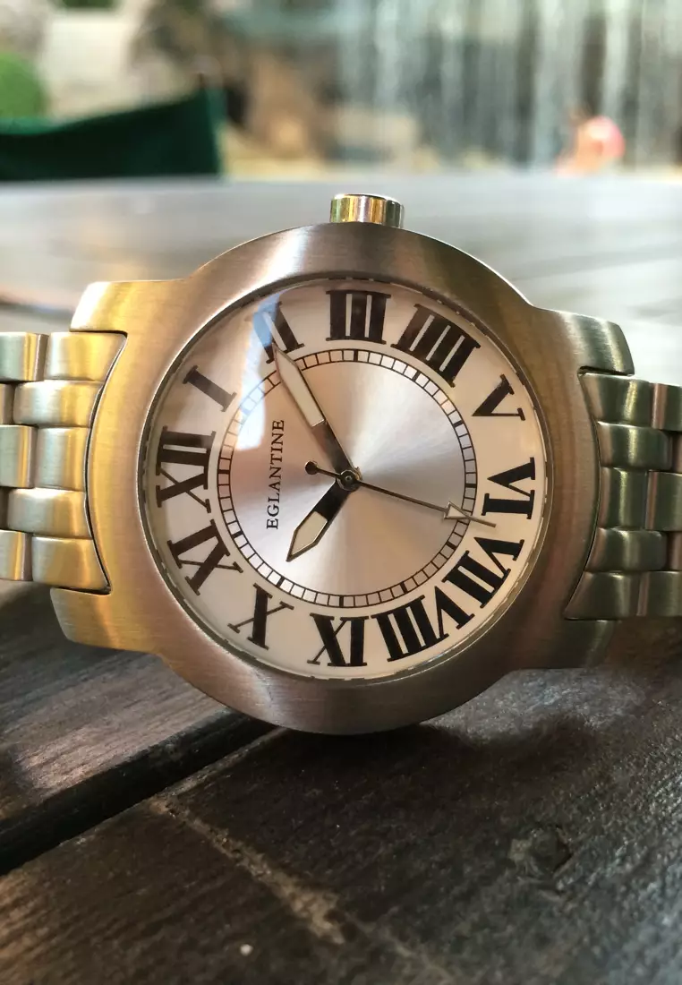 Buy EGLANTINE Emile Unisex Steel Quartz Watch on Steel Bracelet 2025 ...