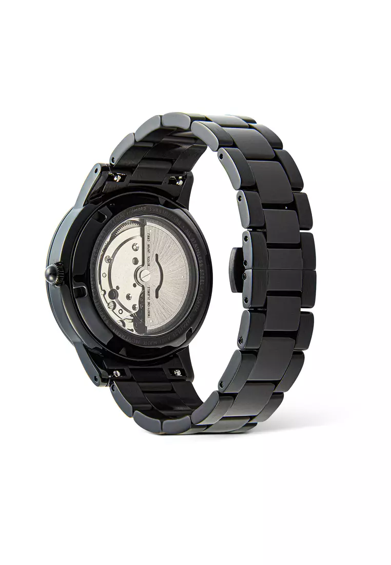 Buy Daniel Wellington Iconic Automatic 40mm Link Black - Men Watch ...