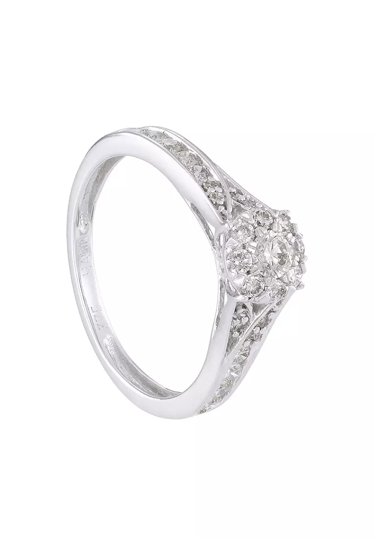 Buy HABIB HABIB Diamond Ring in 375/9K White Gold 273840725(WG) Online ...