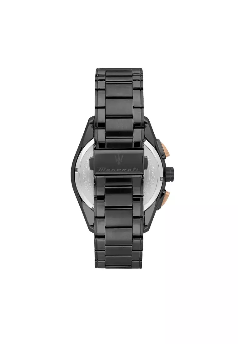 Buy Maserati 【2 Years Warranty】Maserati Traguardo 45mm Dark Grey ...