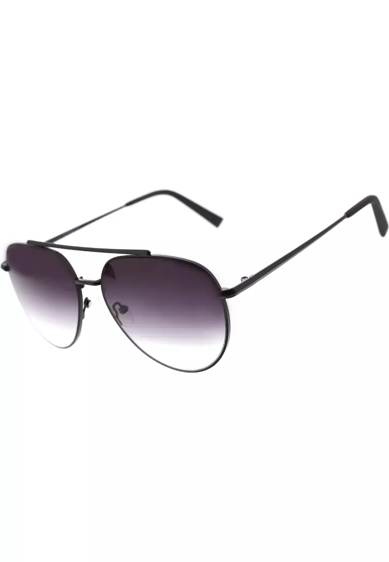 網上選購 Kendall + Kylie Eyewear Kendall + Kylie Black Angular Aviator Jett ...