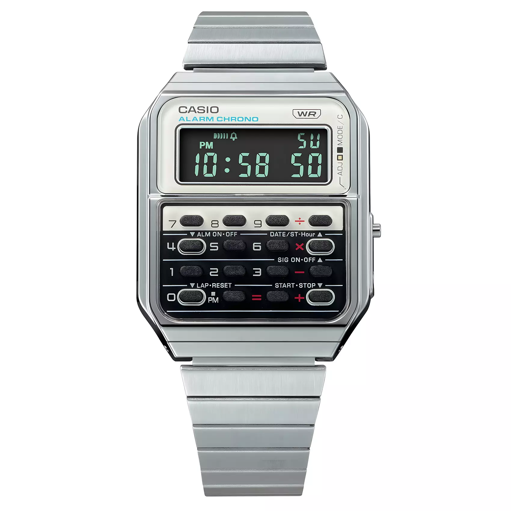 Jual Casio Casio Calculator White Dial - Jam Tangan Digital Pria ...