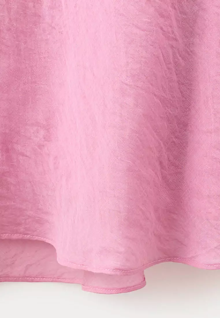 Buy Mango Asymmetric Dress With Tie Detail 2026 Online | ZALORA