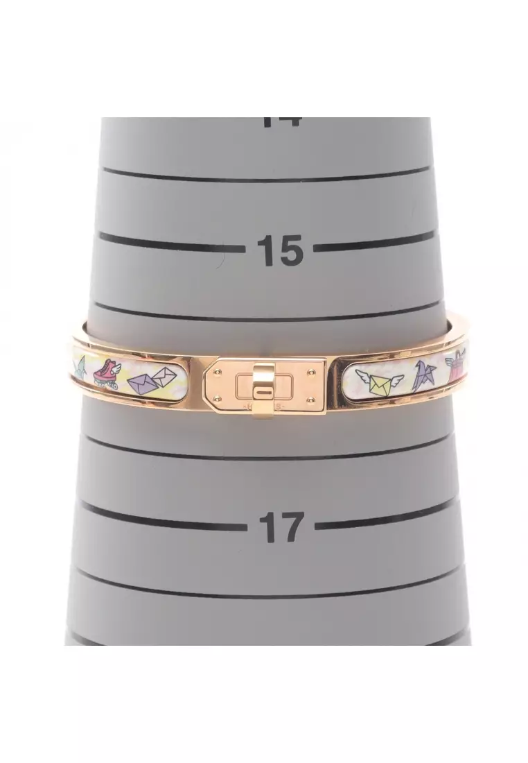 Buy Hermès Pre-Loved Hermès mini click Kelly jasmine bangle GP Pink ...